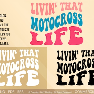 Livin That Motocross Mom Life Svg Png, Moto Mom Svg Png, Cut File ...