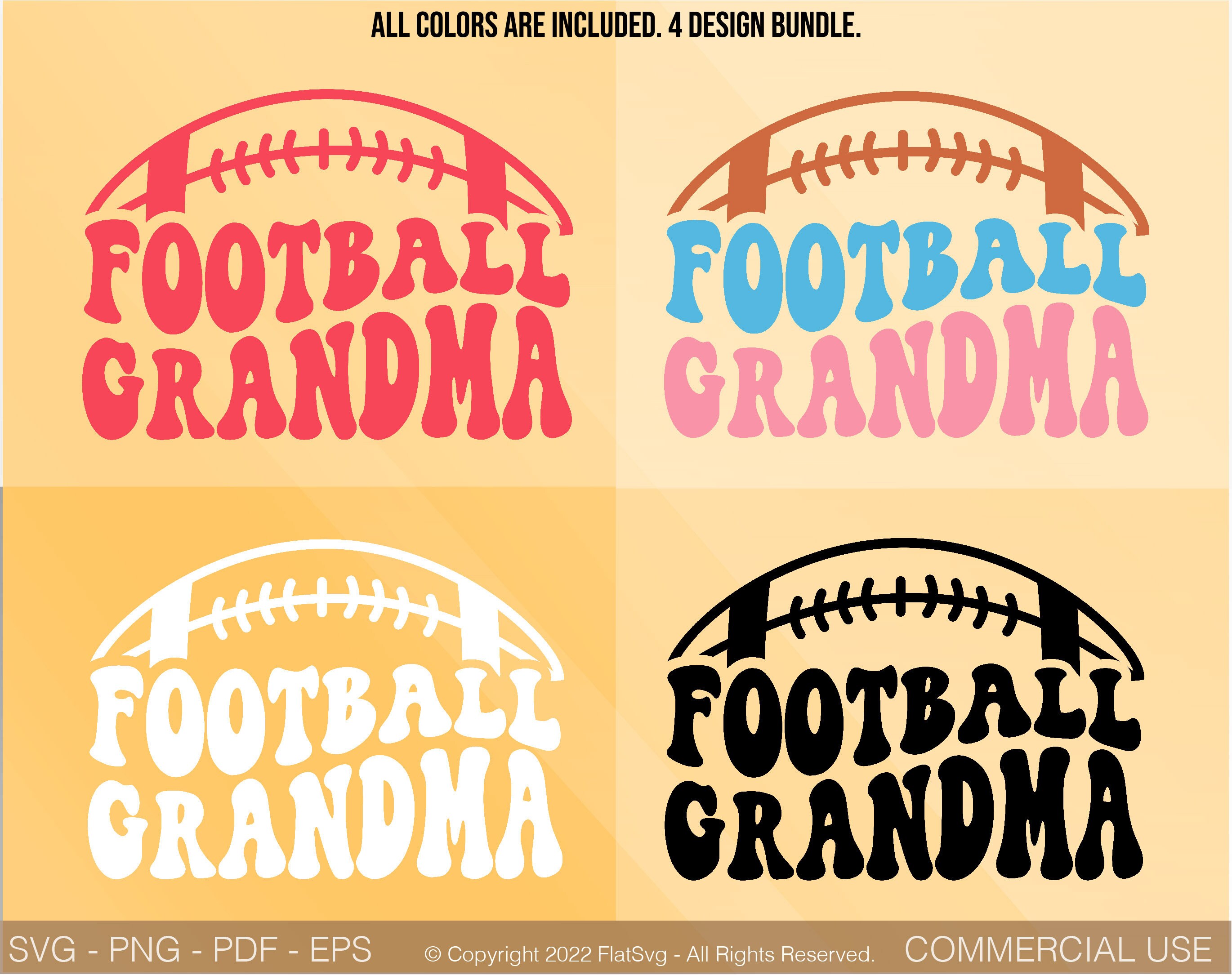 Football Grandma Svg Football Svg Leopard Heart Svg - Etsy
