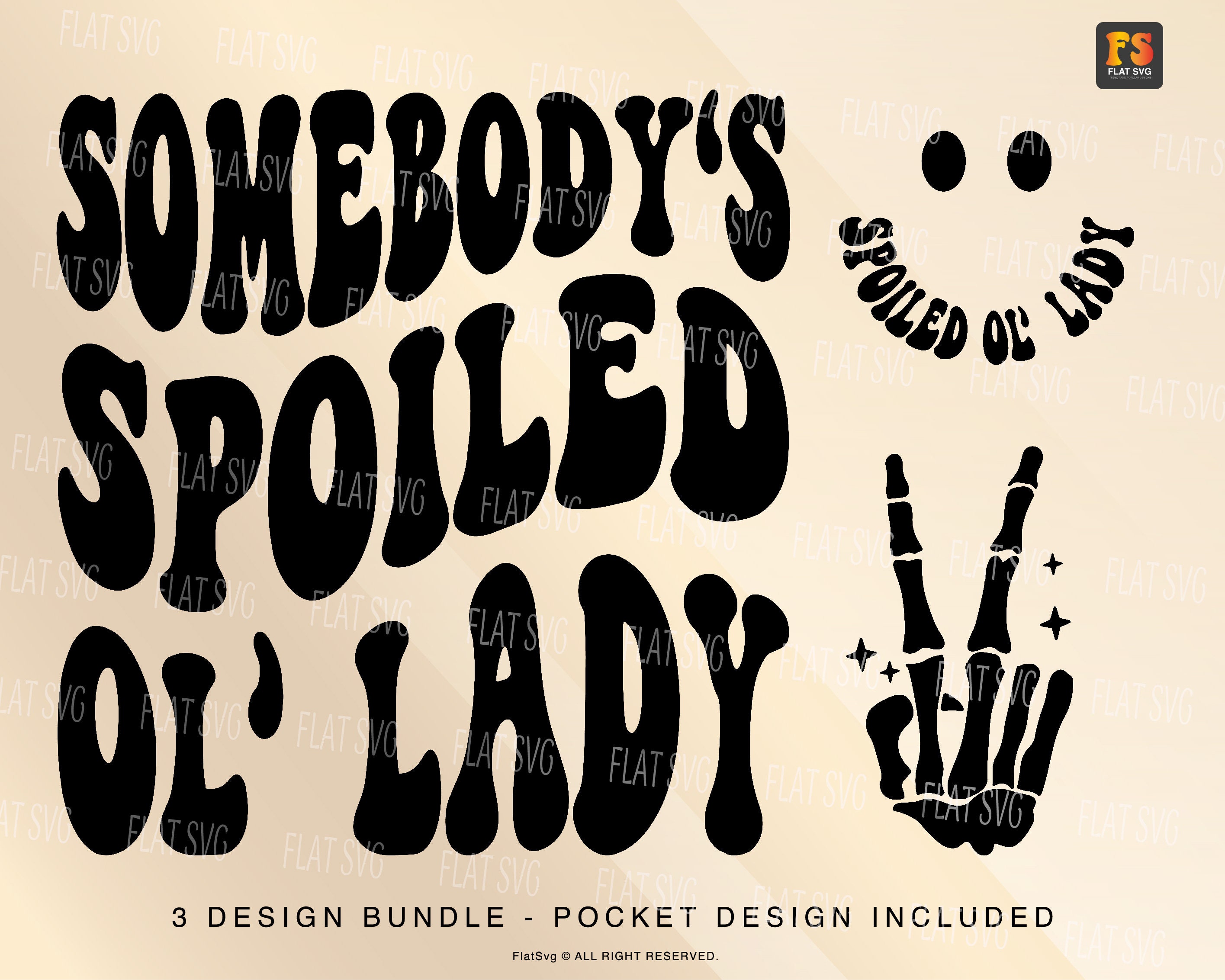 Somebody's Spoiled Ol' Lady Svg, Ol' Lady Svg Png Ol' Lady Png Women's ...