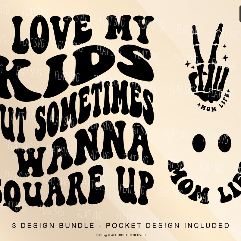 I Love Mom Clipart - Etsy