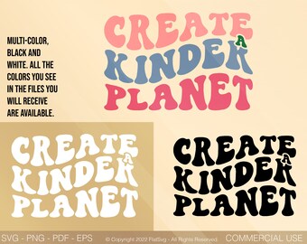 Kinder Planet Svg - Etsy