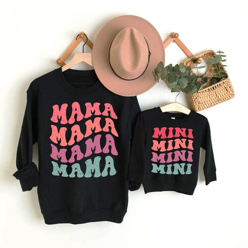 Mama and Mini Svg Png Mom and Mini Svg Retro Mama & Me Svg - Etsy
