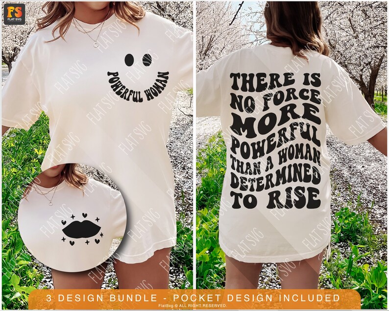 Powerful Woman Svg There is No Force Svg Strong Women Svg - Etsy