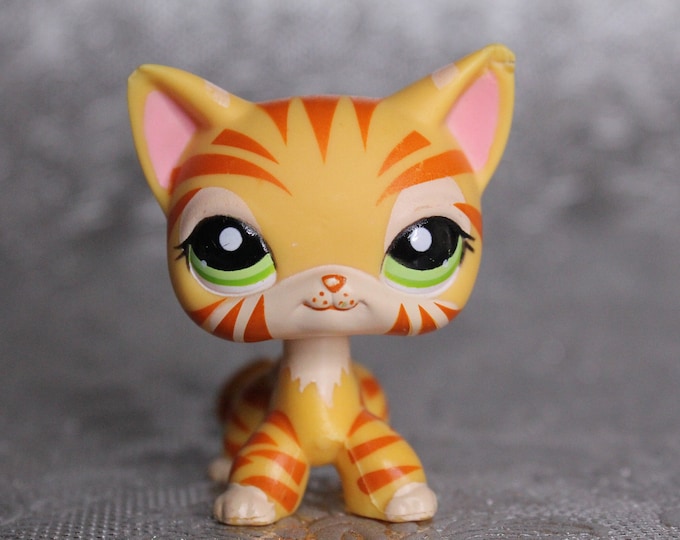 Littlest Pet Shop Tiger Shorthair Cat #1451 AUTHENTIC LPS - Etsy