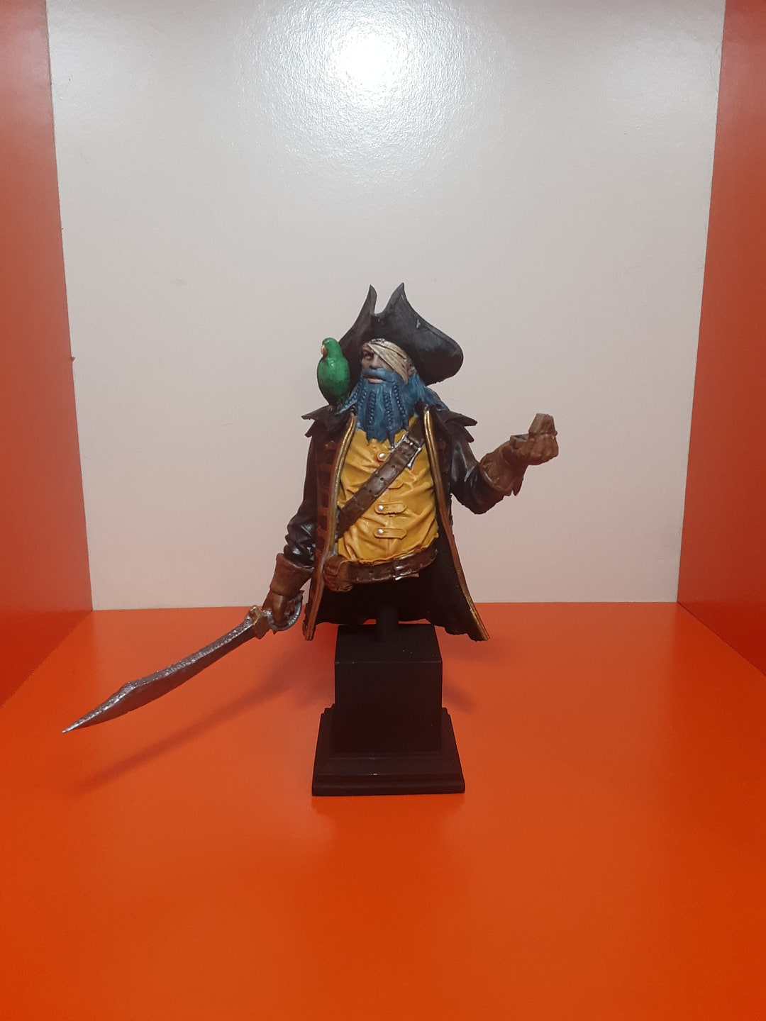 Pirate Captain Bust - Etsy