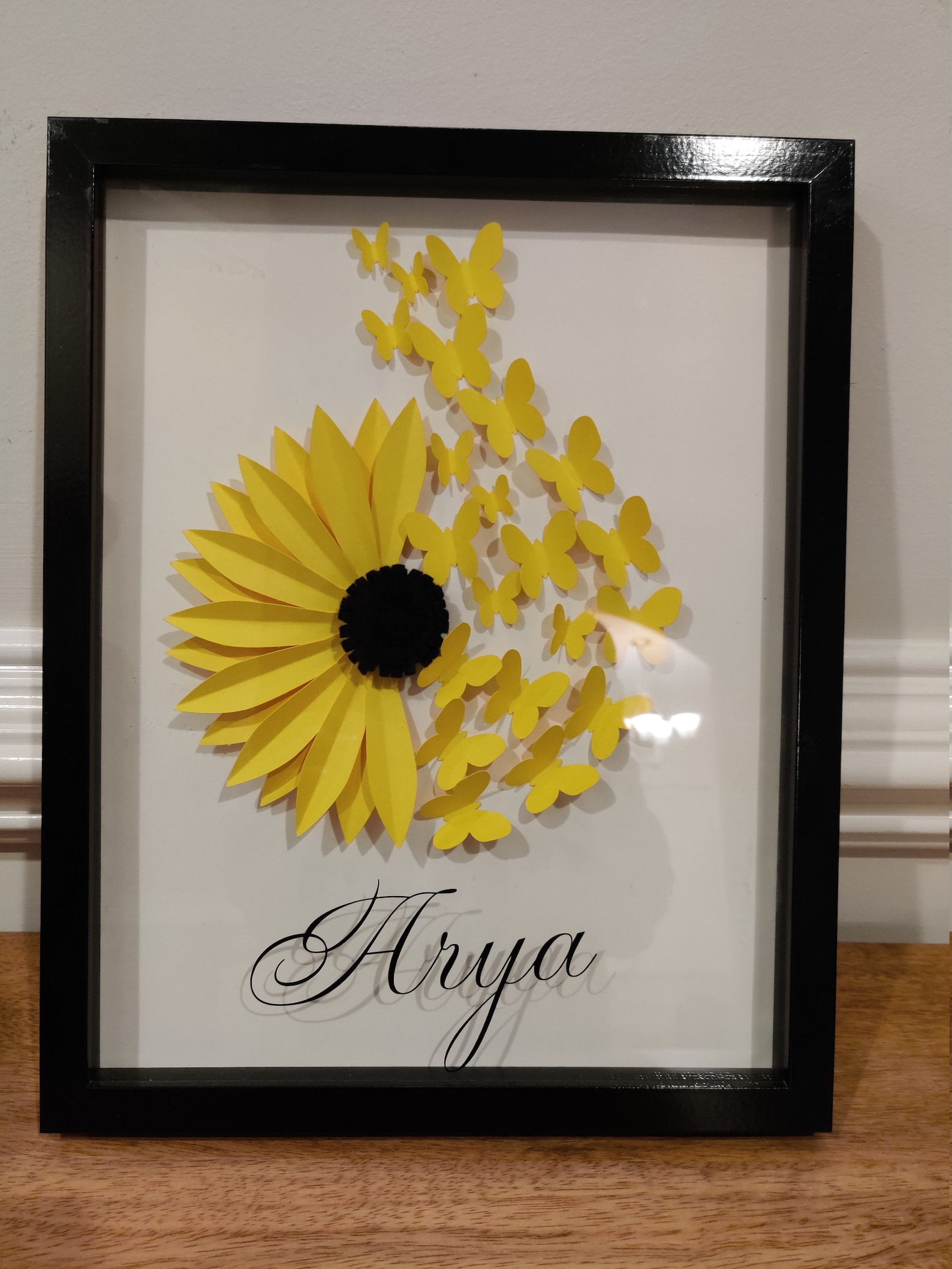 Sunflower Shadow Box Shadow Box Gifts Gifts for Her | Etsy