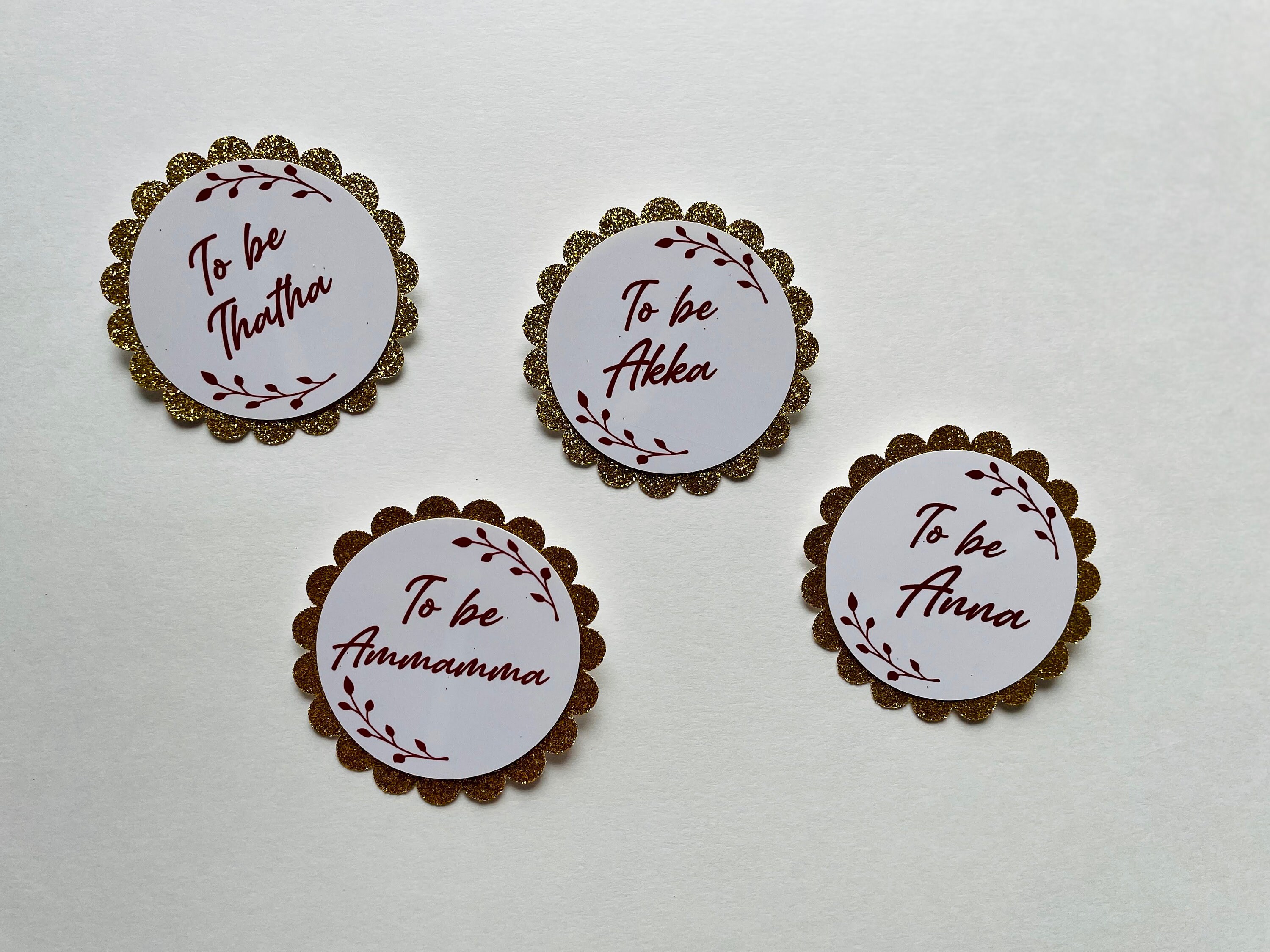 Custom Name Tags | Baby Shower Badge | Maternity Shoot | Name Badges ...