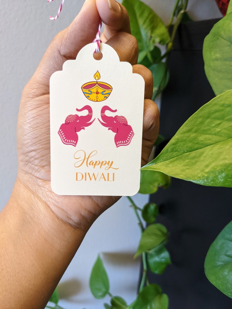 Diwali Gift Tags | Diwali Gifts | Custom Diwali Tags | Custom Gift Tags ...