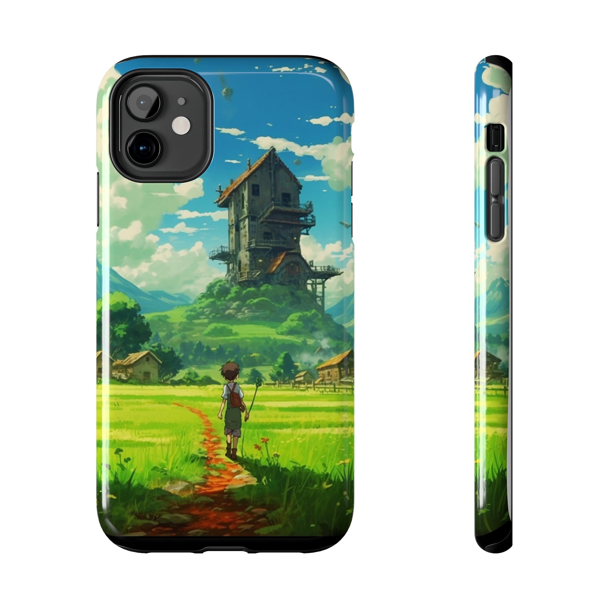 Boy Walking to House on Stilts Illustration iPhone Case - Etsy