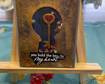 Key to My Heart Card | Etsy