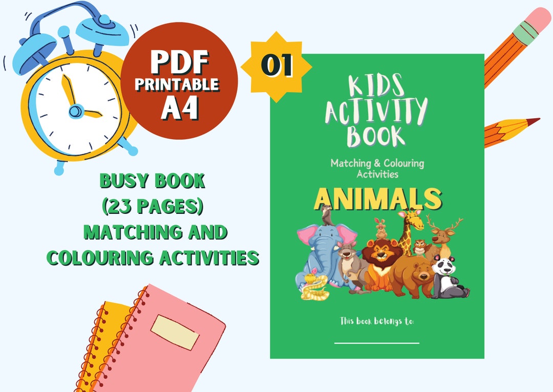 Preschool, Kindergarten Learning Bundle, Printable Activity Worksheets ...