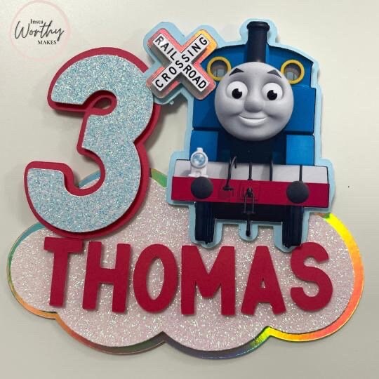 Thomas the Tank Engine Cake Topper / Thomas the Tank Engine - Etsy UK