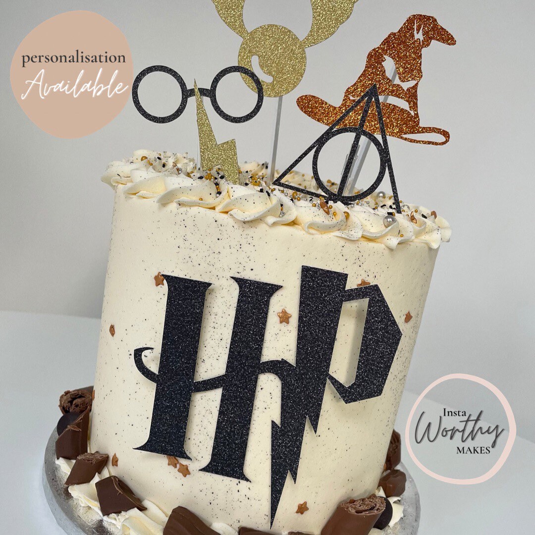 Harry Potter Cake Topper / Harry Potter Cake Charms / Harry - Etsy