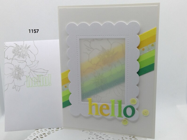 Hello Card - Etsy