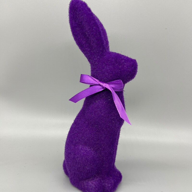 Flocked Easter Bunny - Etsy