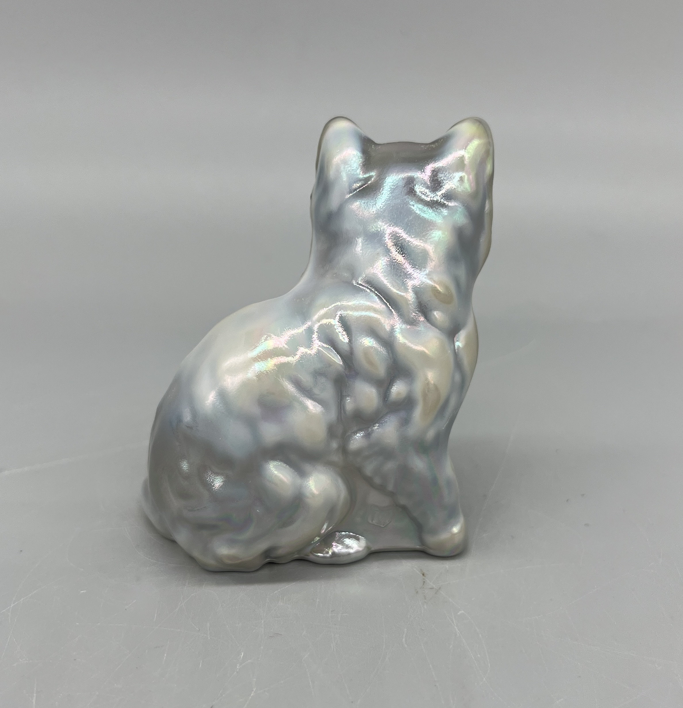 Sitting Cat Marble Gray Carnival by Mosser - Etsy
