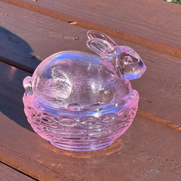 Fenton Glass Bunny - Etsy