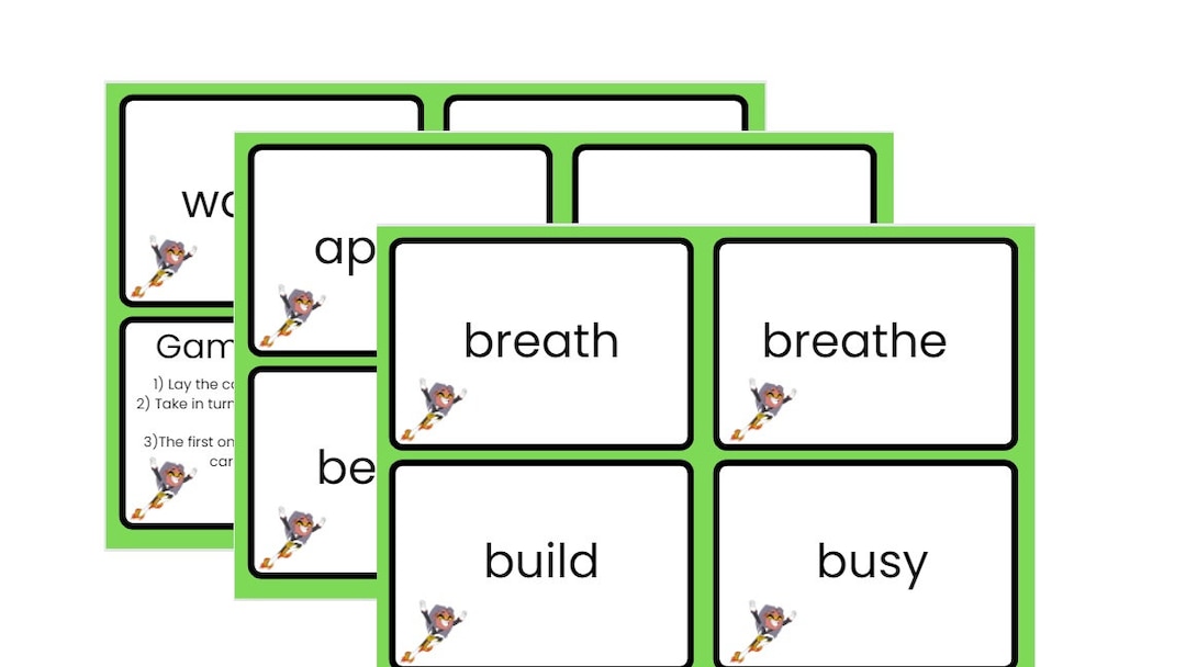 Year 3 & 4 Spelling/ Tricky Word Mat and Flashcards - Etsy