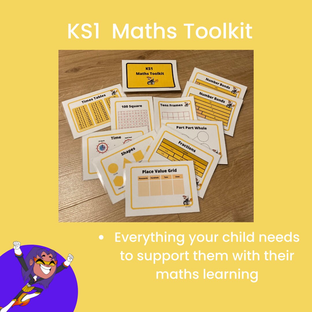 KS1 Maths Toolkit Homework Helper Wipeable Resources to Support Maths ...