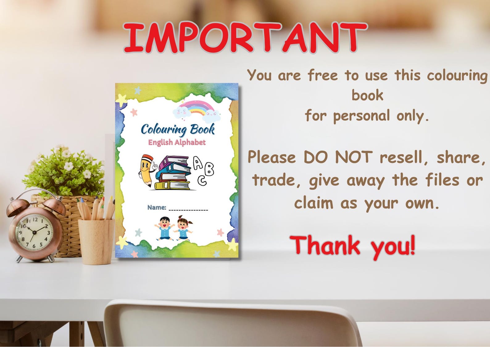 English Alphabet Colouring Book for Kids | Kids Colouring | Reception ...