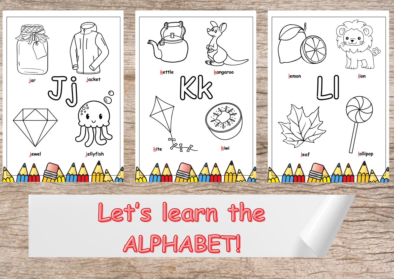 English Alphabet Colouring Book for Kids | Kids Colouring | Reception ...