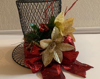 Christmas Top Hat | Etsy