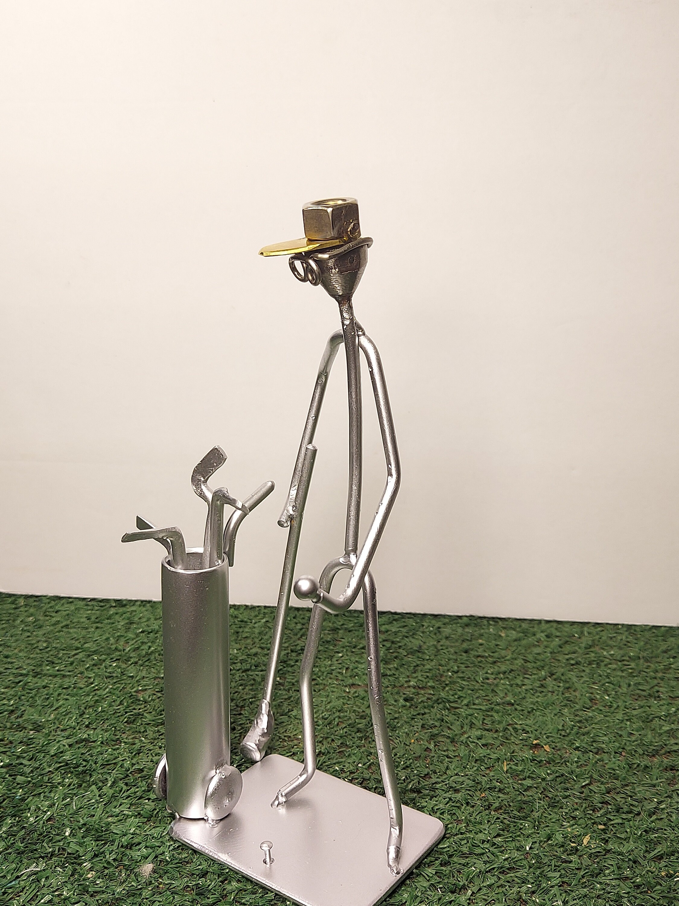 Metal Golf Player Figure . - Etsy