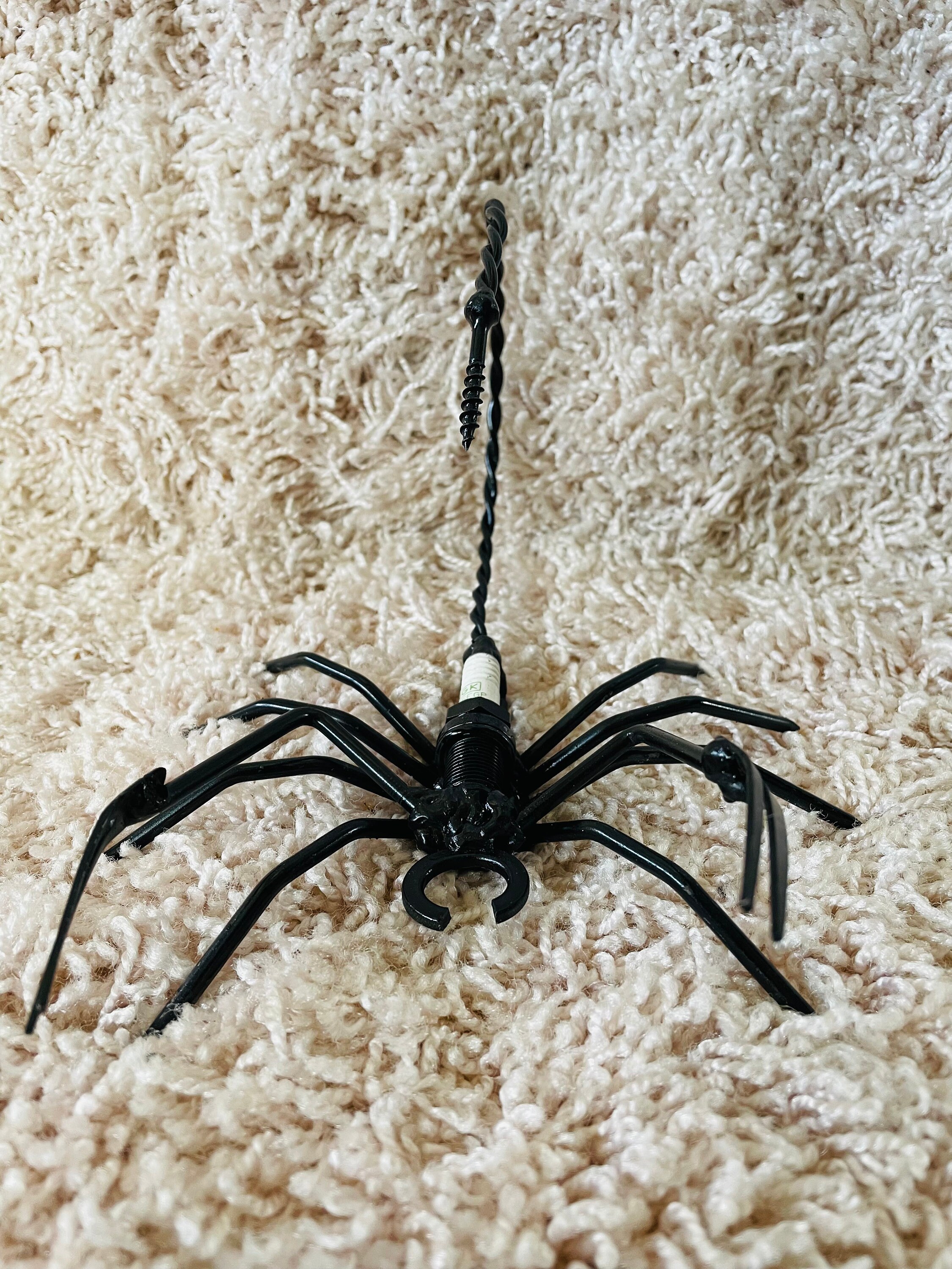 Scrap Metal Scorpion spark Plug Scorpion Figure - Etsy