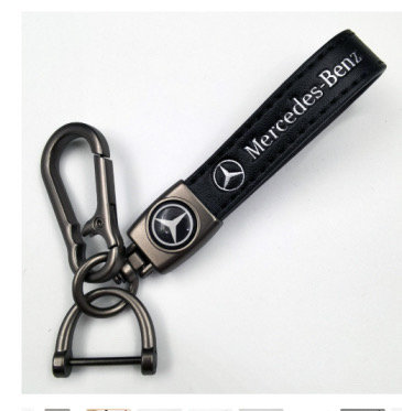 Mercedes Benz Luxury Leather Keychain Keyring Mercedes Benz Logo Great ...