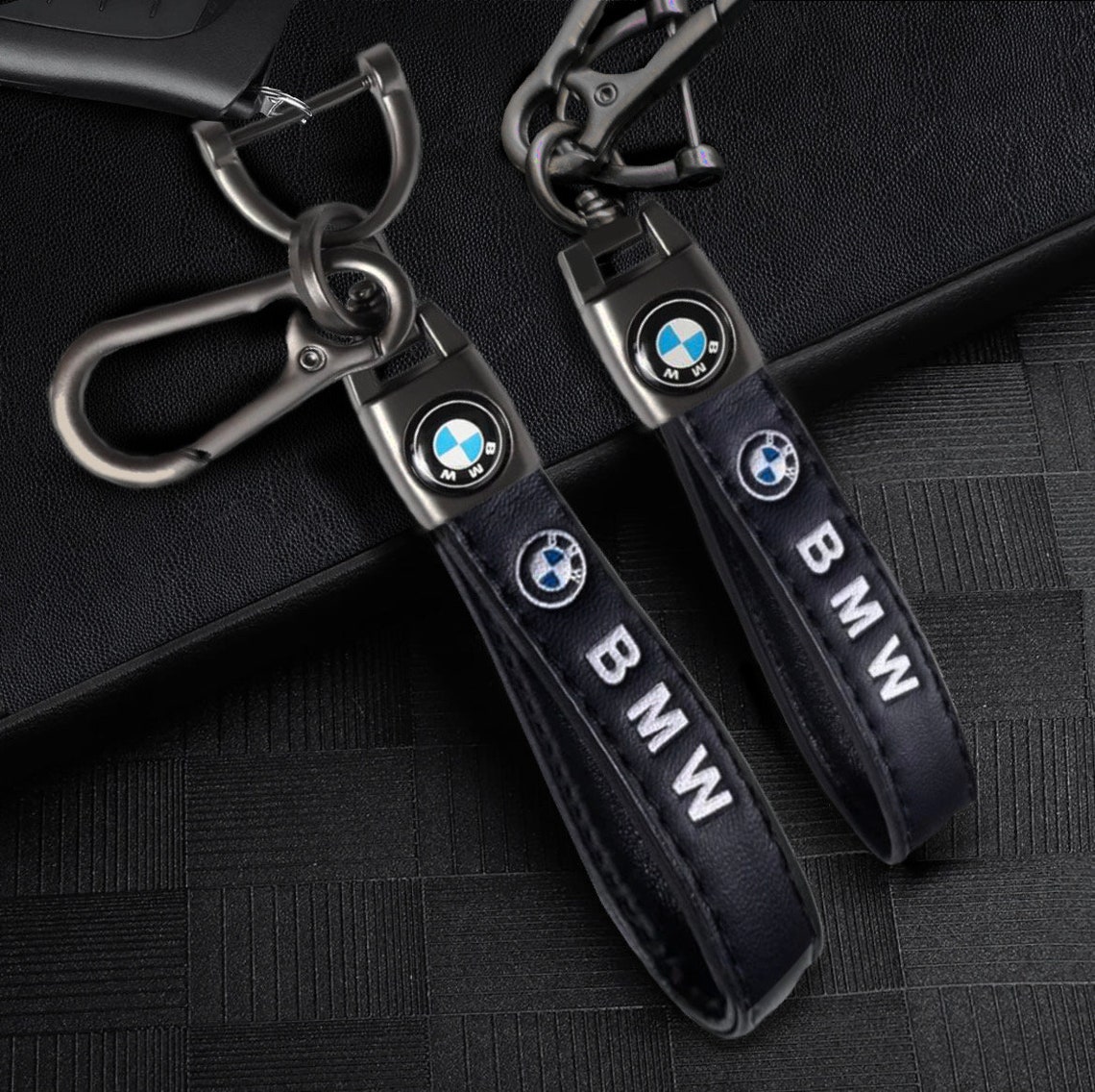 BMW Luxury Leather Keychain Keyring BMW LOGO Great Gift - Etsy UK
