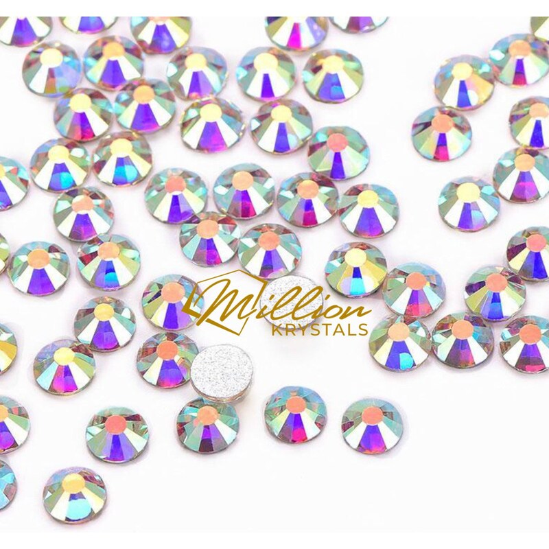 Clear Ab Hotfix Rhinestones - Etsy