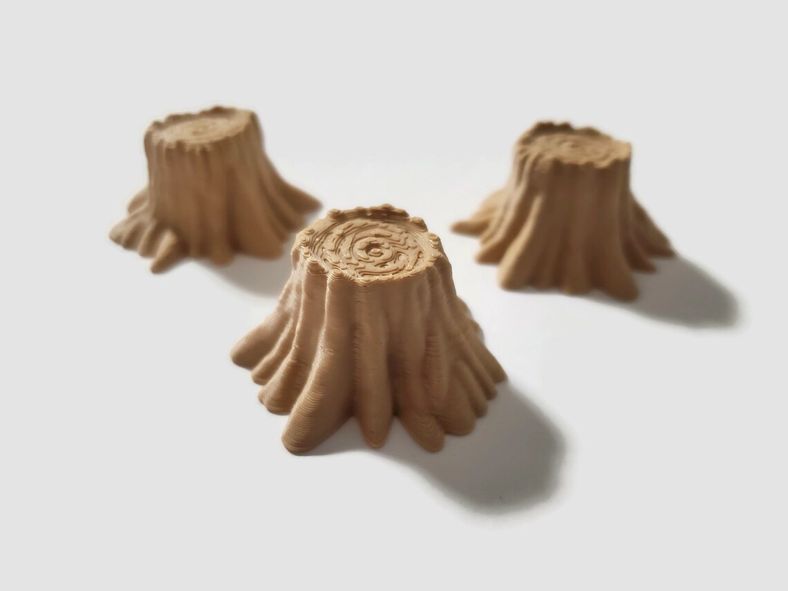 Miniature Tree Stumps 28mm 13pc Set Grim Dark RPG Wargaming - Etsy