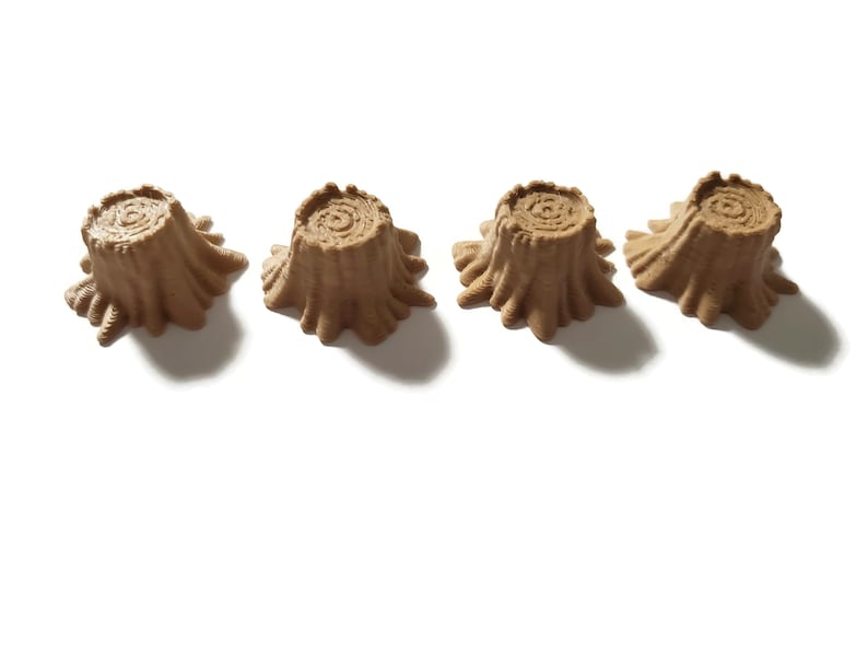 Miniature Tree Stumps 28mm (13pc) Set Grim Dark RPG Wargaming Terrain ...