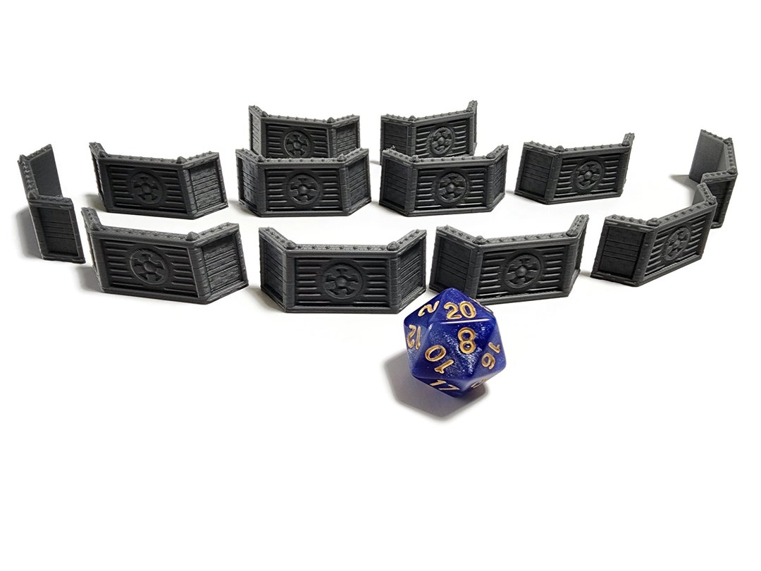 Miniature Sci-fi Barricades 12pc 28mm Scaled RPG Wargaming Terrain - Etsy