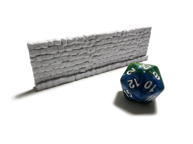 Miniature Tall Cobblestone Brick Stone Walls (8pc) (28mm Scaled) - Etsy