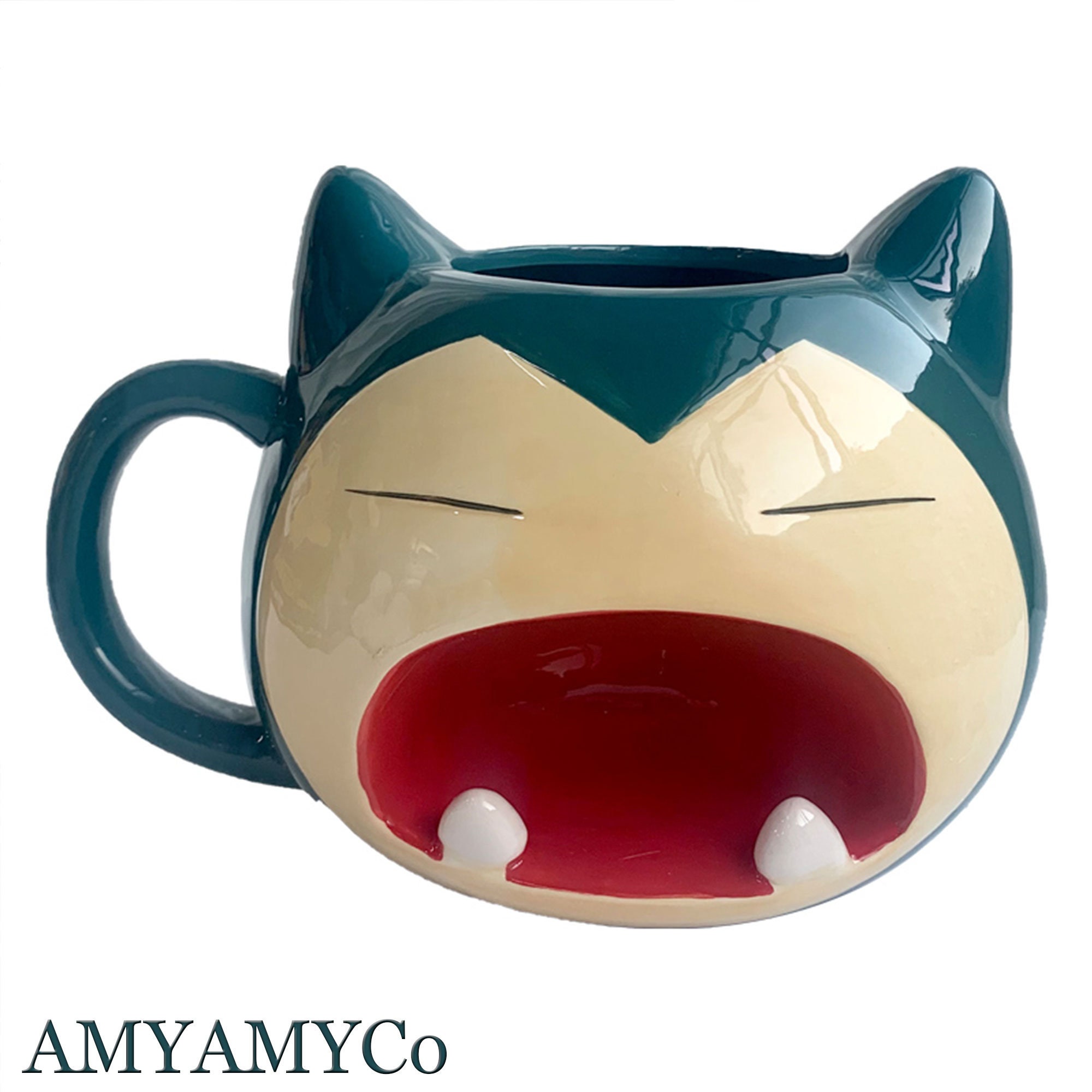 Blue Cartoon Ceramic Water Cup Large Capacity Mug - Etsy