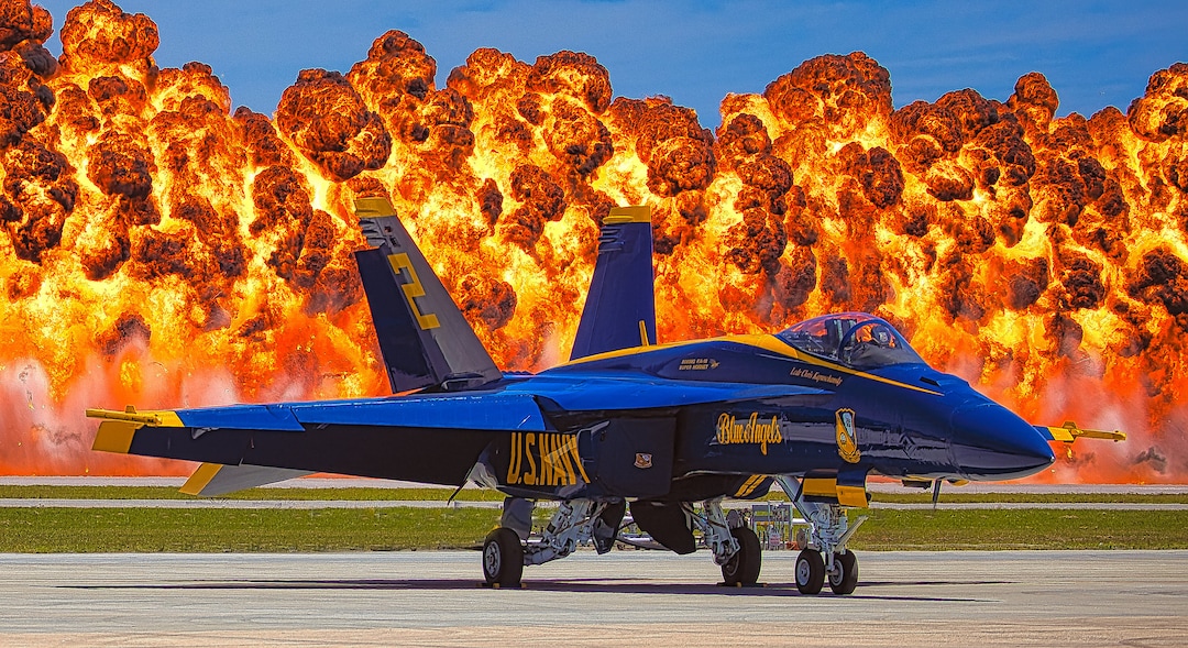 Blue Angels and Fire - Etsy