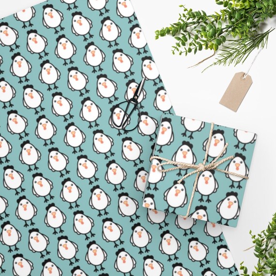 Chicken Chaser Wrapping Paper Gift Wrap Animal Lover - Etsy