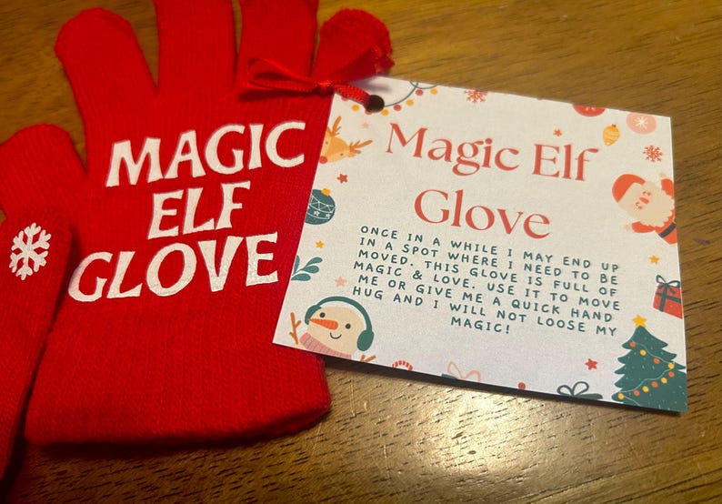 Magic Elf Glove for Kids, Christmas Elf Prop, Kids Elf Fun, Elf Ideas ...