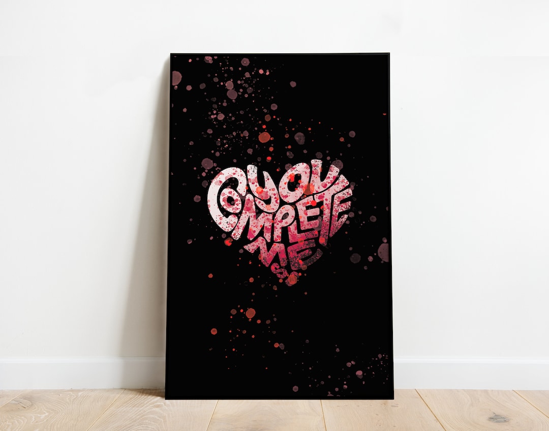 You Complete Mess Poster - Etsy