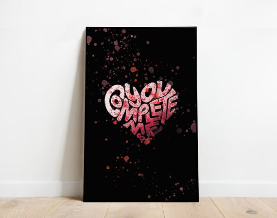 You Complete Mess Poster - Etsy