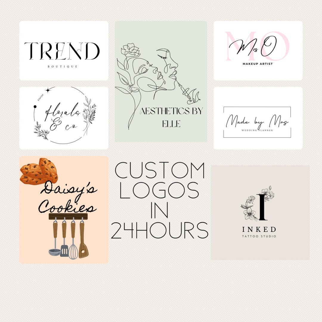 CUSTOM BUSINESS LOGOS - Etsy