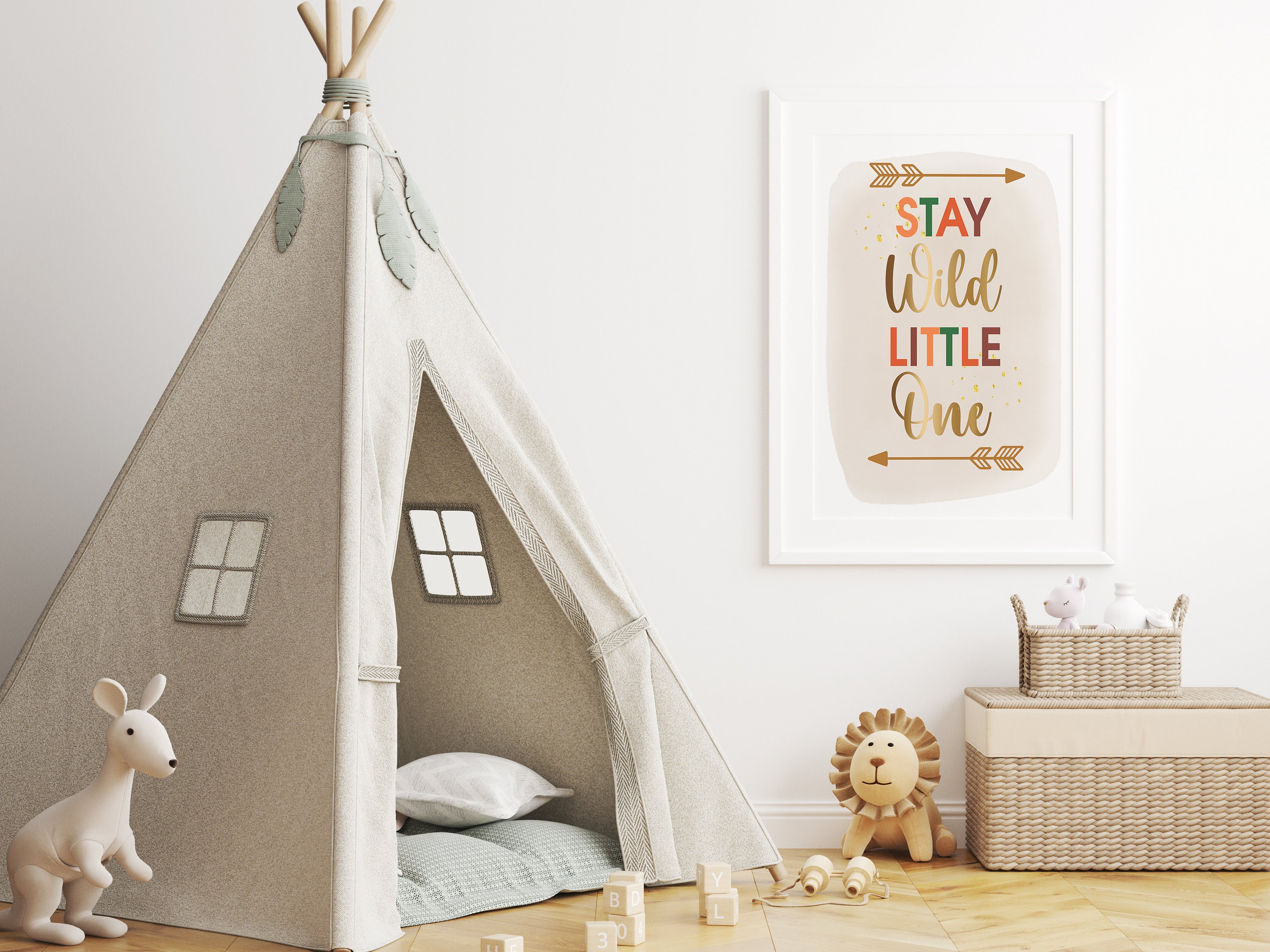 Stay Wild Little One Digital Download Kids Room Printable Wild - Etsy