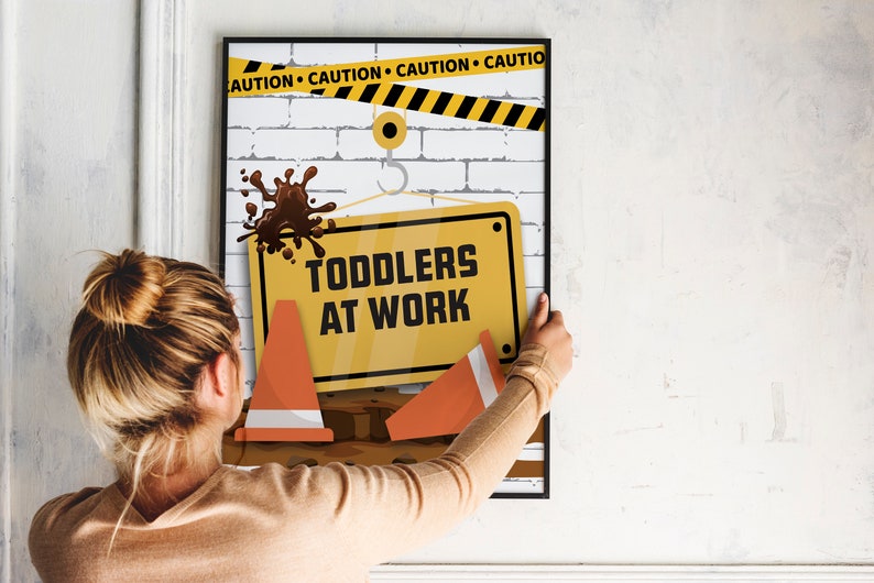 Printable Construction Wall Art Decor for Boys Construction Trucks ...