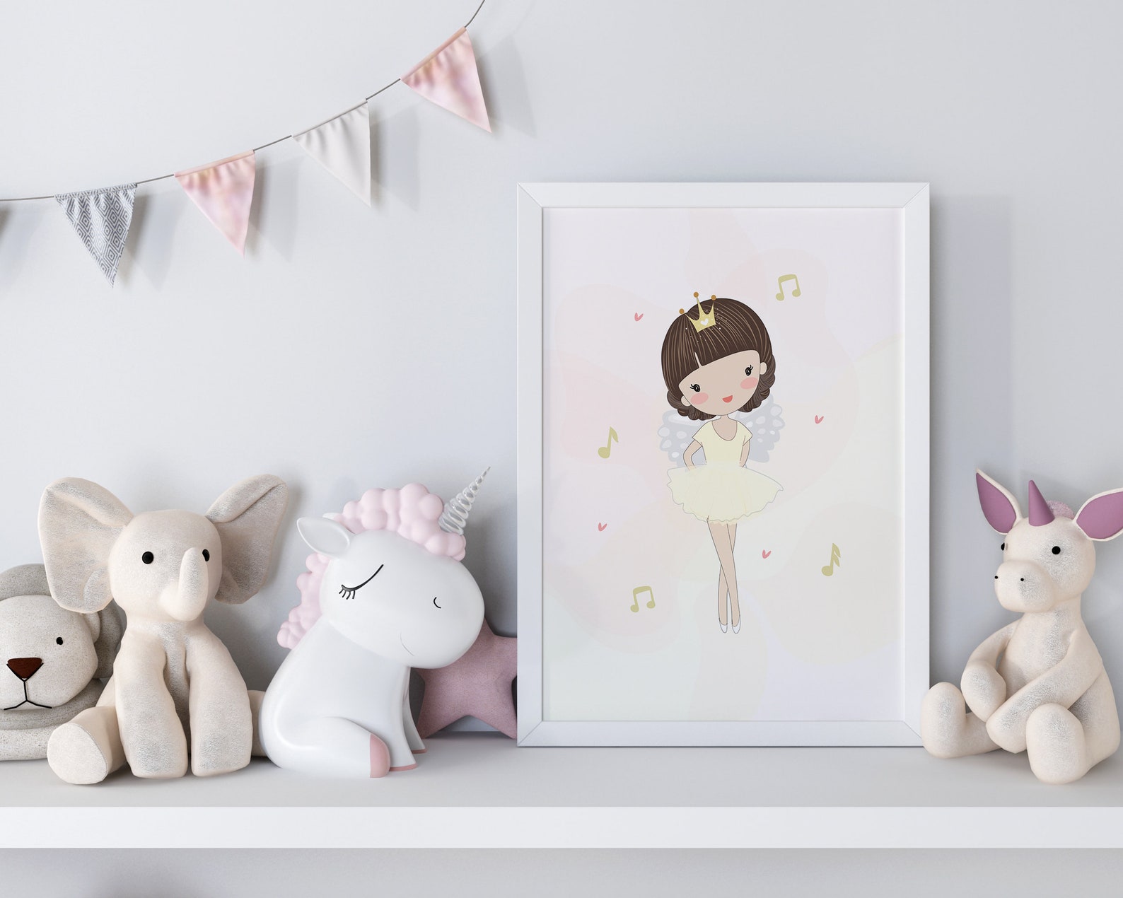 Set of 6 Wall Art Ballerina Poses,sweet Ballerina,little Ballerina ...