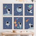 Astronaut Wall Art Poster for Kids Space Nursery Theme Printable Outer ...