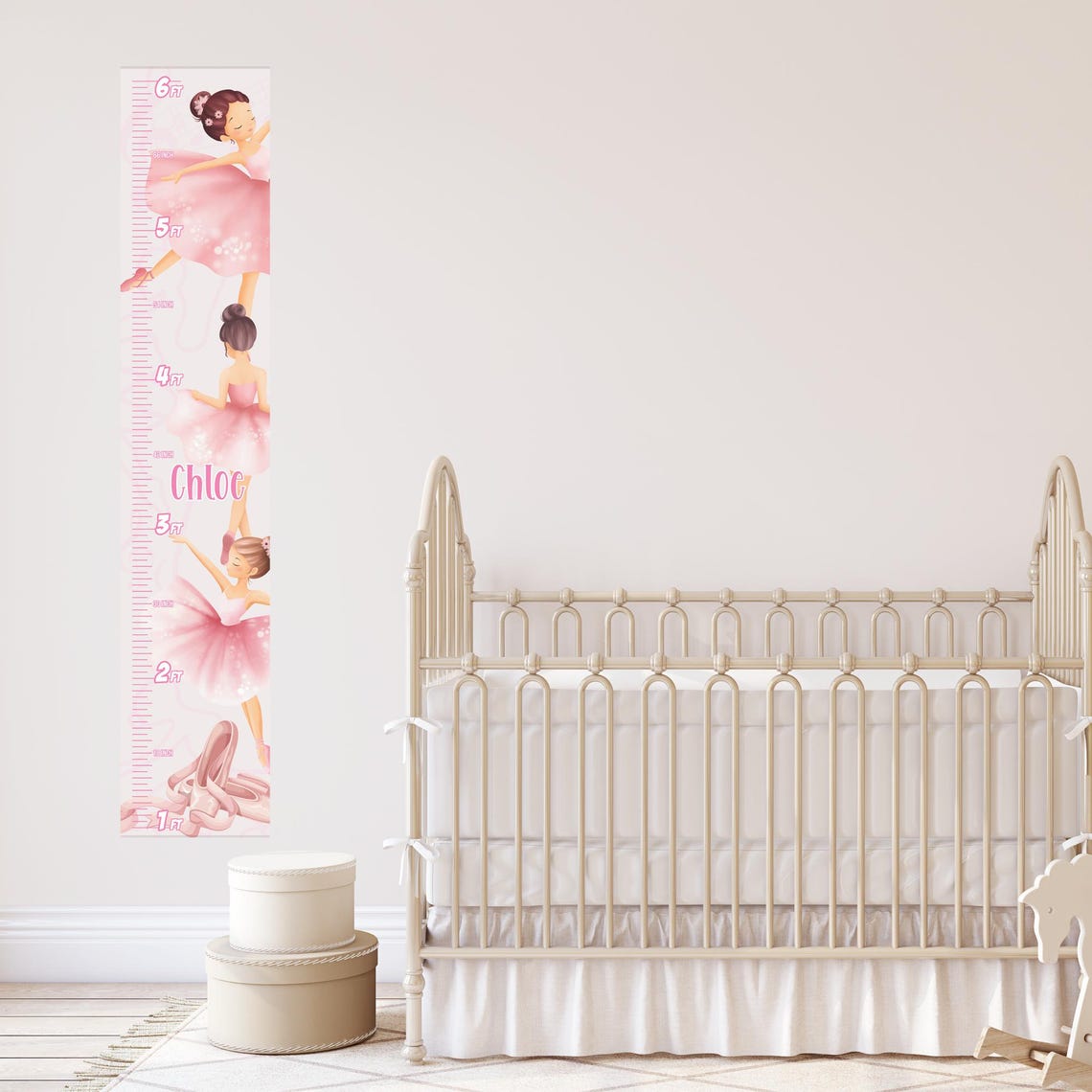 Height Ruler Personalized Baby Shower Gift for Girl Nursery Decor ...