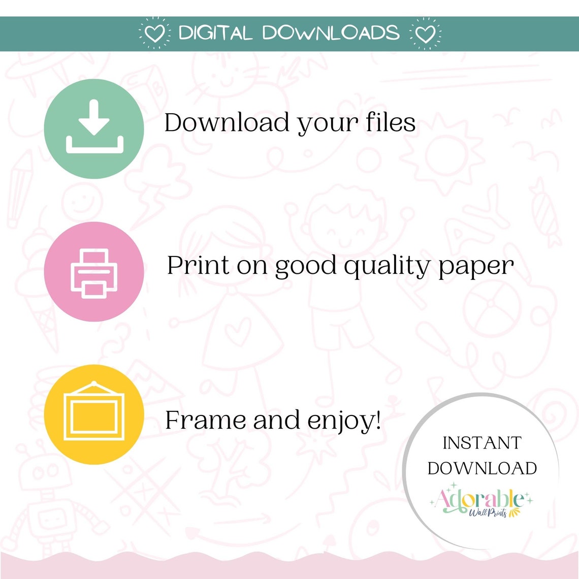 Cat Wall Art Minimalism Kids Motivational Wall Art Nursery Cat Lovers ...