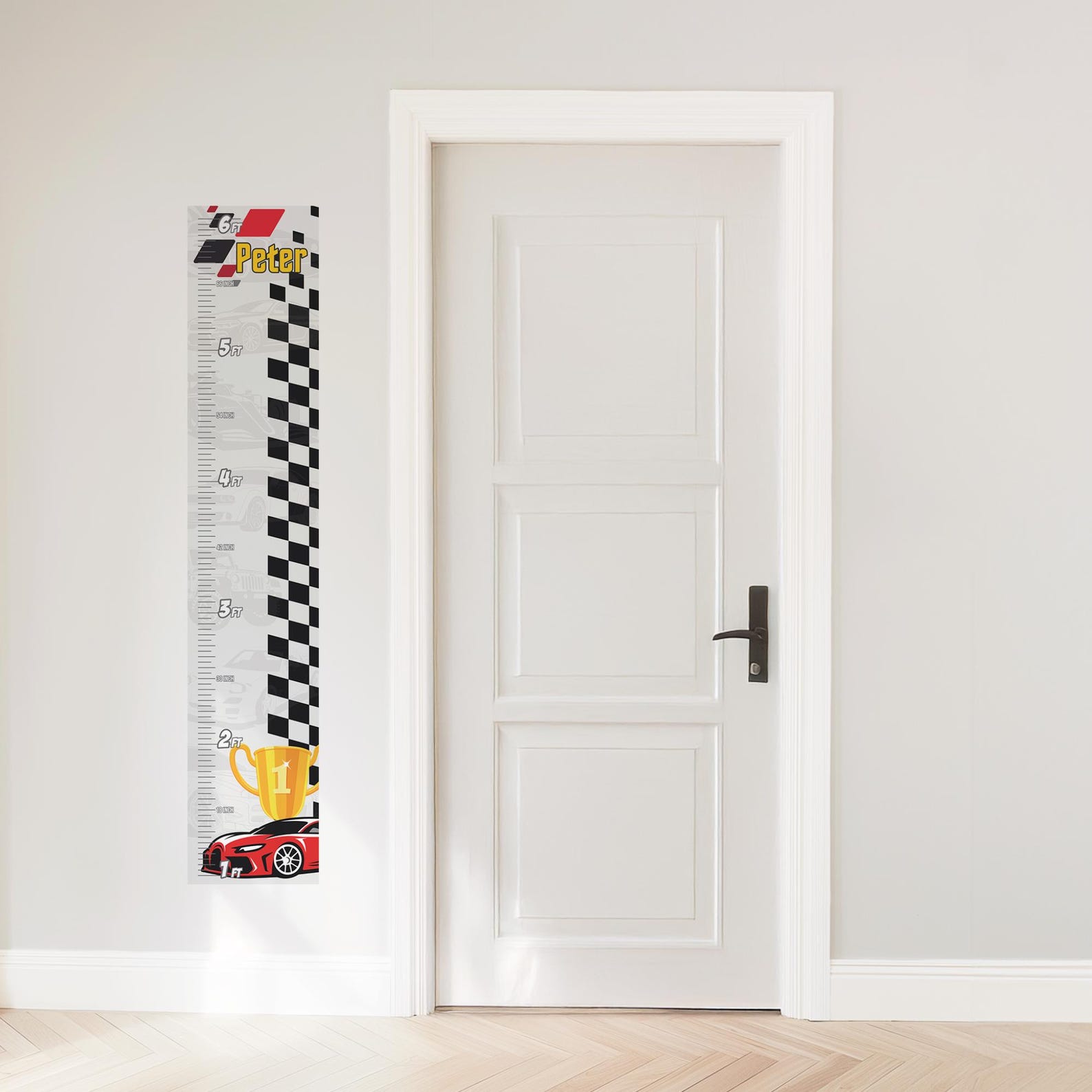 Custom Name Race Car Decor for Boy Room Car Theme Wall Decal ...