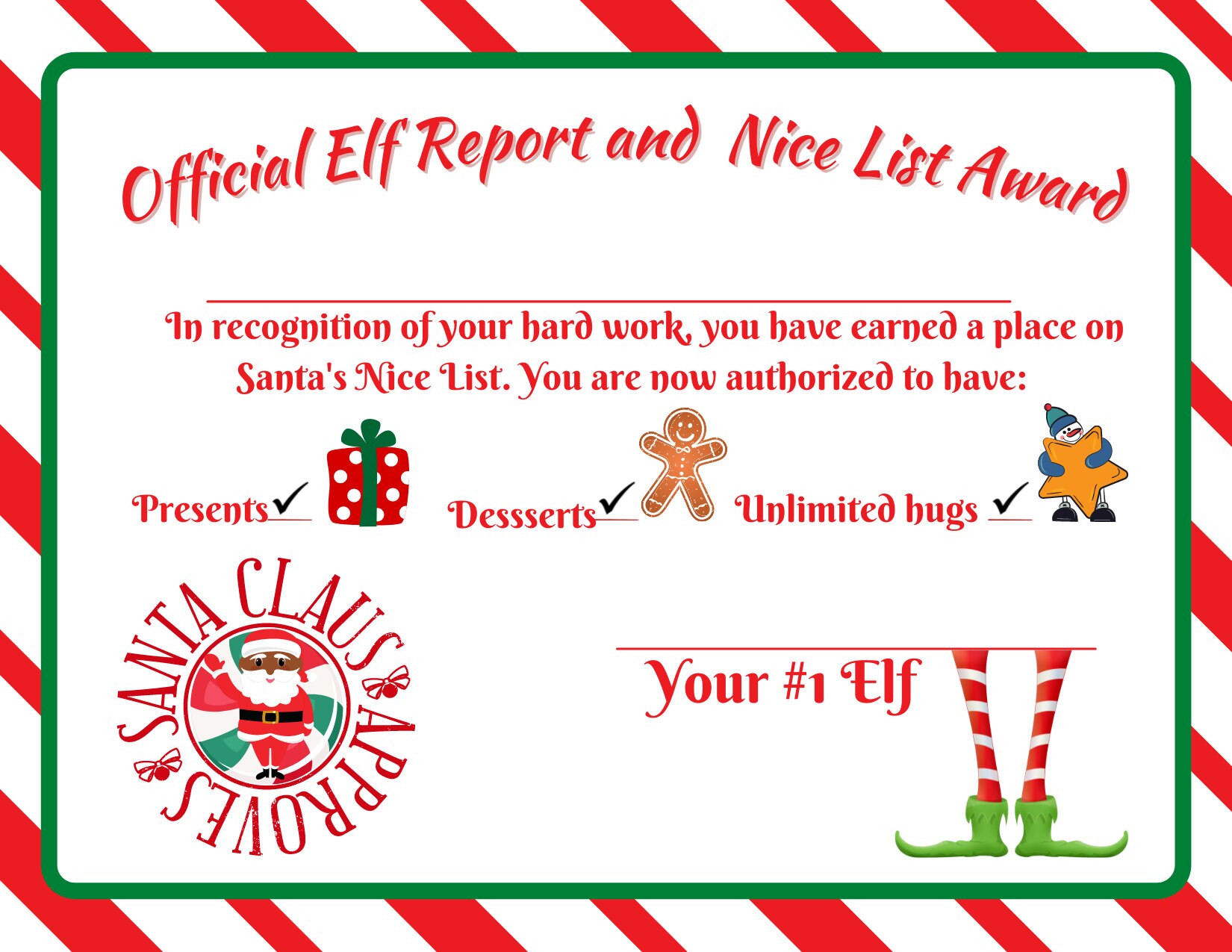 Official Elf Report | Etsy